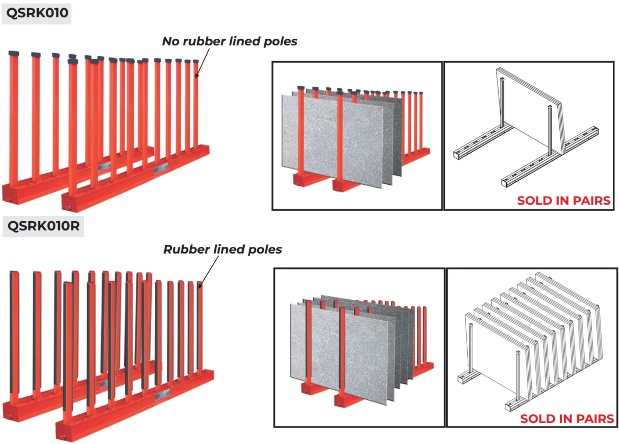 ABACO QLI SLAB RACK - QSRK