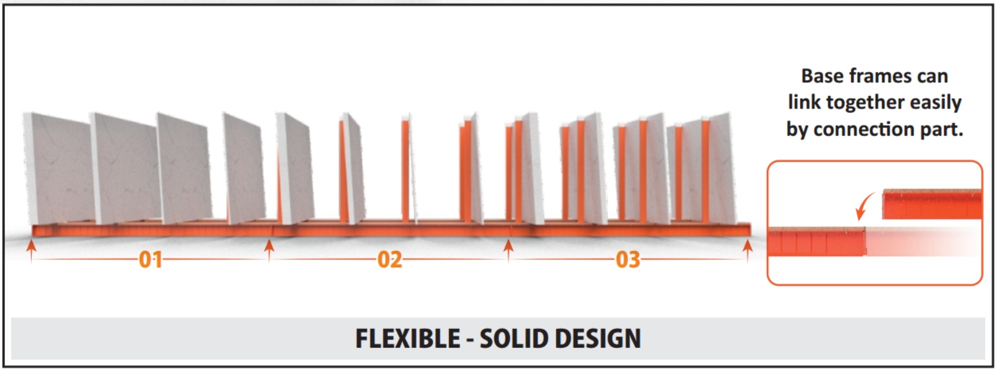 ABACO QLI UNIVERSAL BUNDLE SLAB RACK- AQUBSR