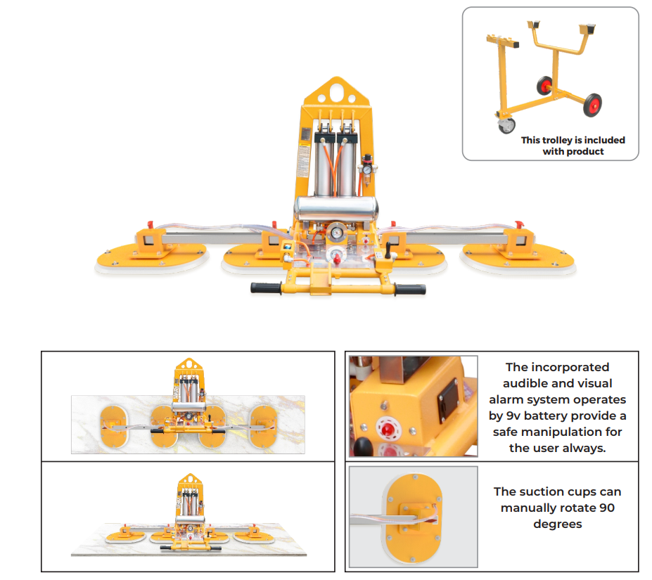 ABACO MULTI STONE VACUUM LIFTER - AMSVL100